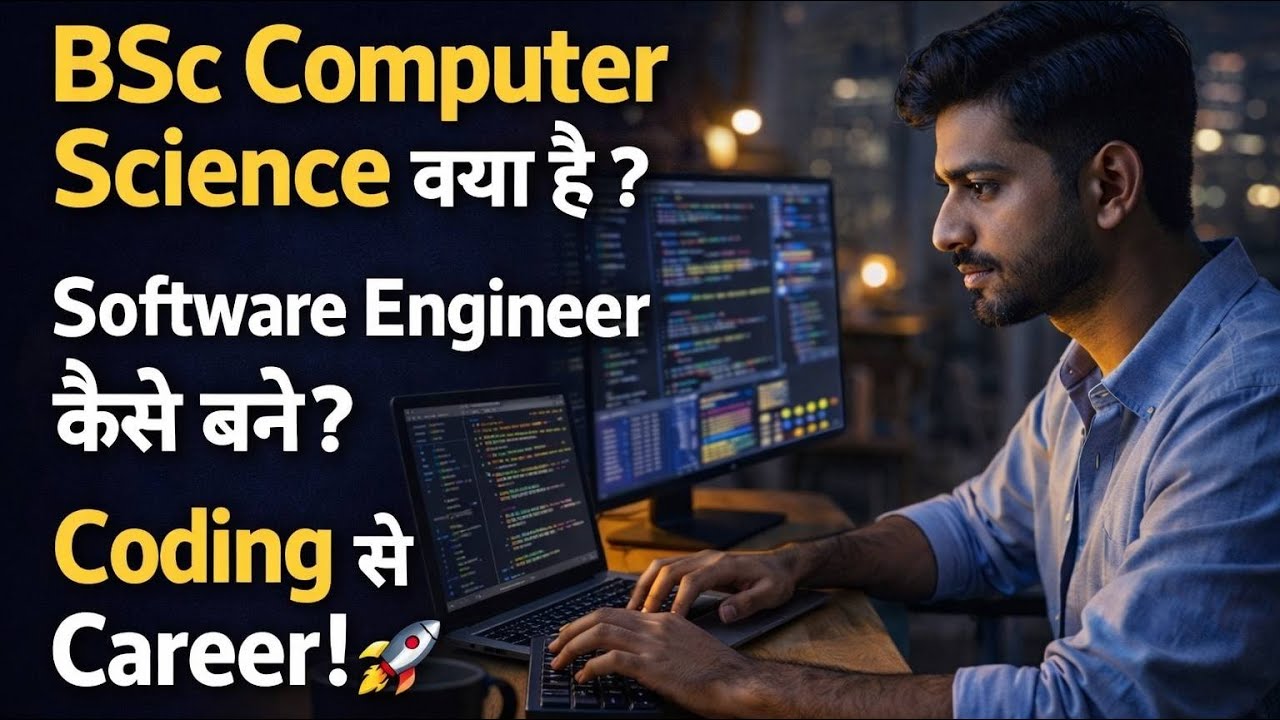 BSc Computer Science Course Details || Software Engineer Kaise Bane ...