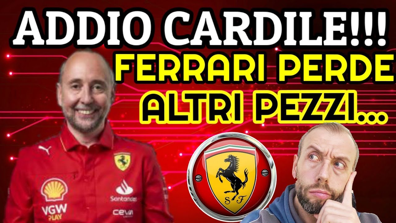 FERRARI UFFICIALE L'ADDIO DI ENRICO CARDILE!!! 💥 - YouTube