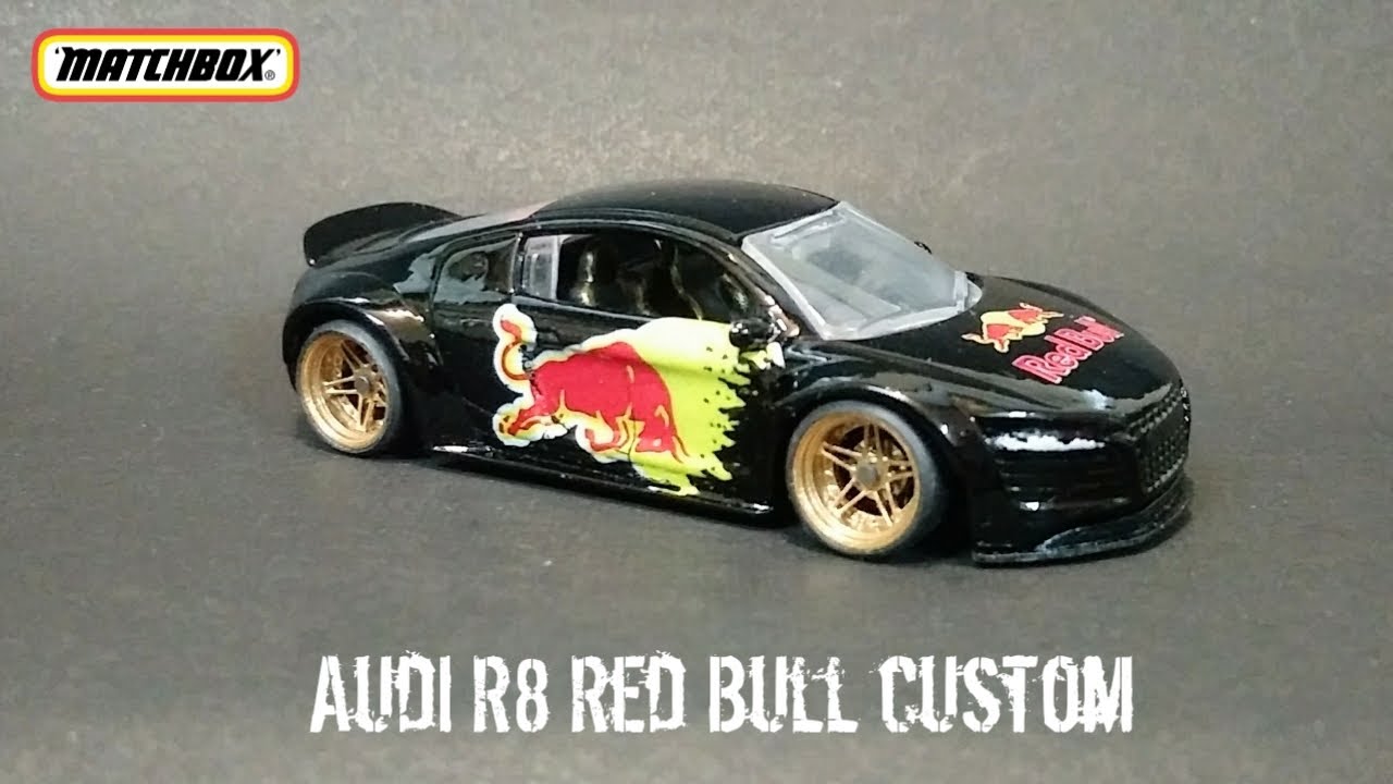 MATCHBOX Audi R8 Red Bull custom - YouTube
