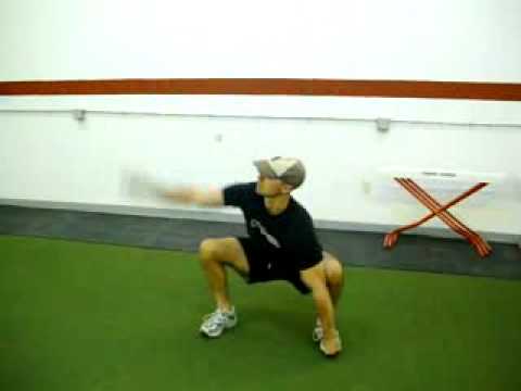 Squat to Stand with Reach - YouTube