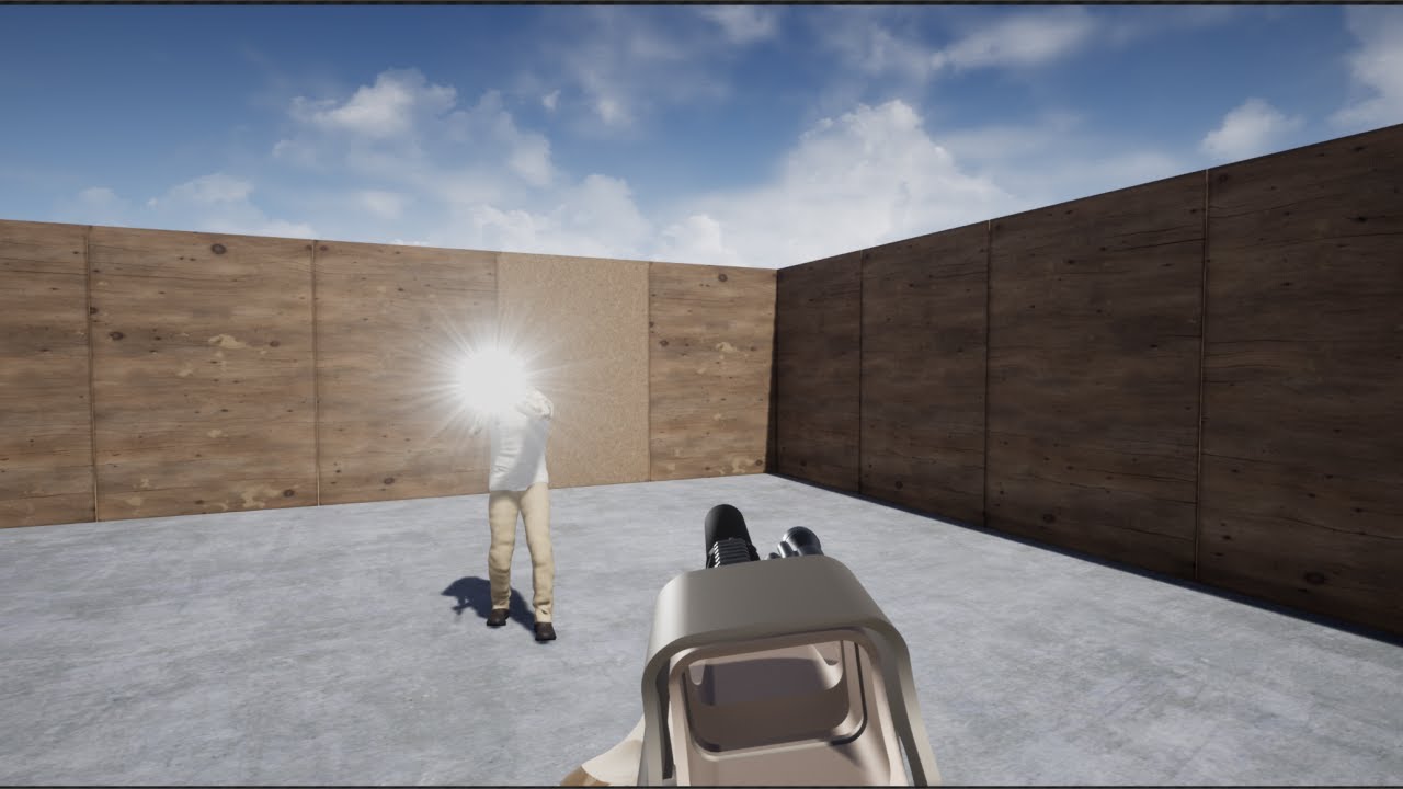Ultimate Multiplayer FPS Template: Flashlight Blinding WIP - YouTube