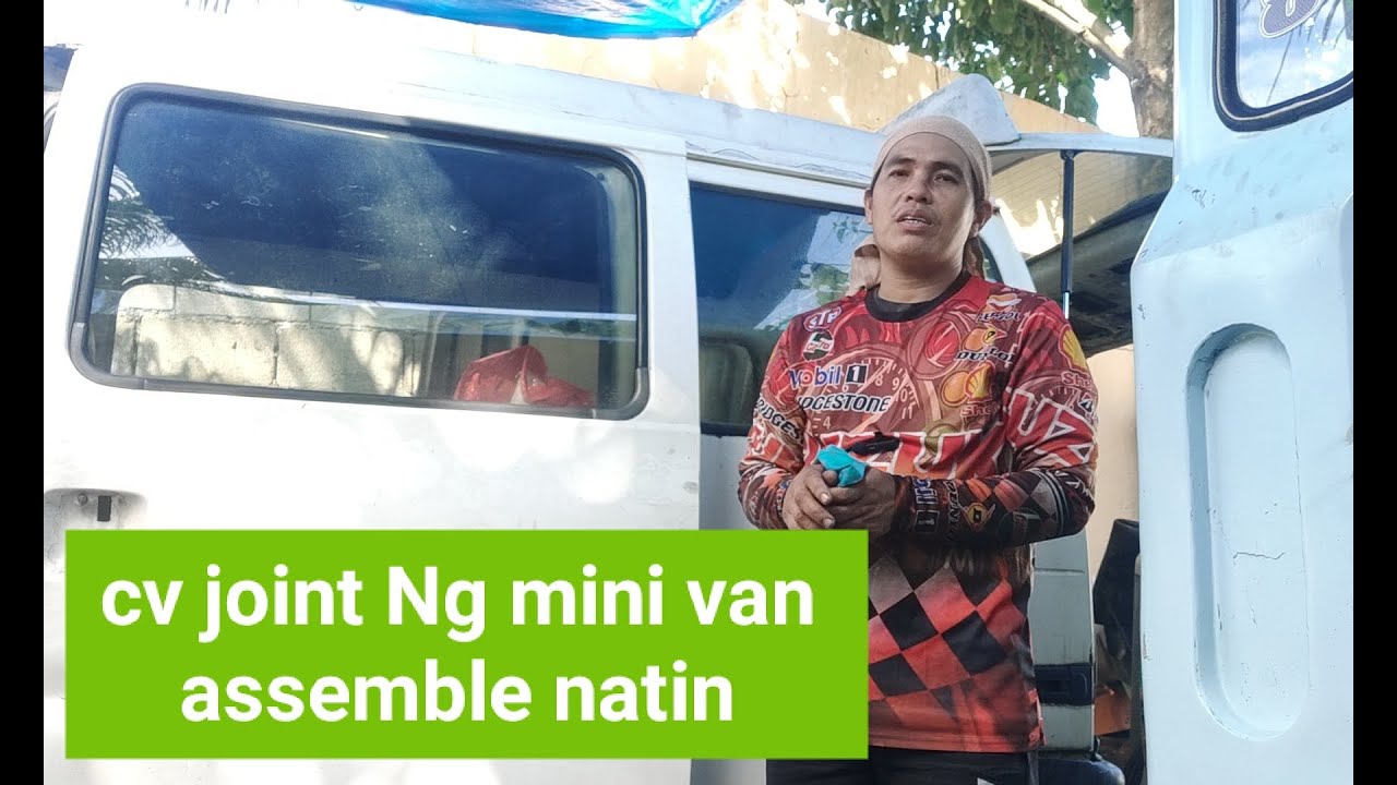 Cv joint assemble, mini van rear engine,(f6a) multicab - YouTube
