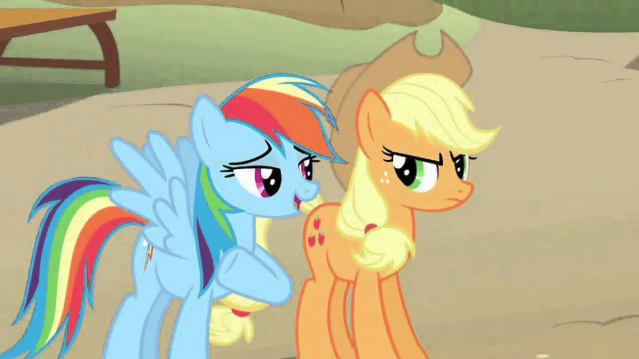 My little pony - Rainbow Dash - Double Rainbow Song - YouTube
