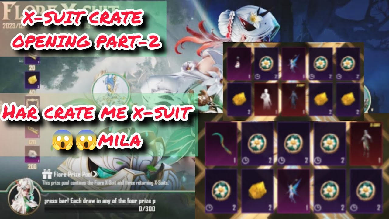 NEW X-SUIT CRATE OPENING PART-2😍 | NEW X-SUIT CRATE OPENING PUBG MOBILE ...