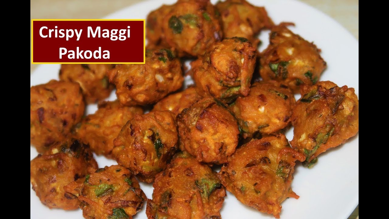 Maggi Pakora Recipe |Crispy Masala Maggi Pakoda | Quick & Easy Snacks ...