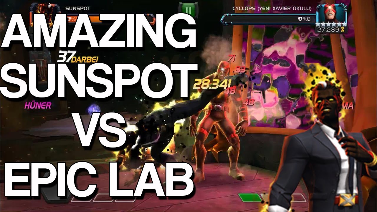 VE YAVAŞ YAVAŞ KRAL SAHAYA ÇIKIYOR - SUNSPOT VS SINISTER LAB - MCOC ...