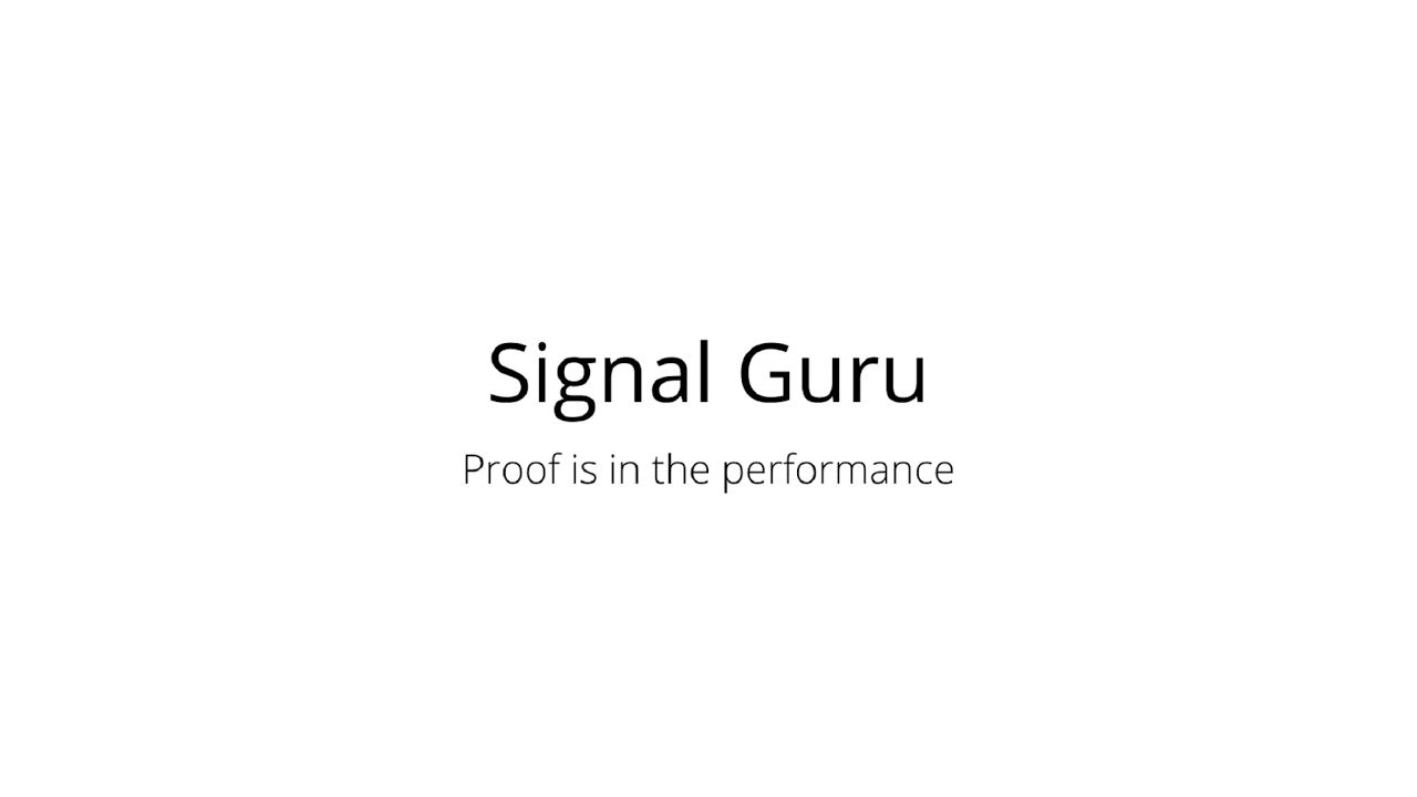 Signal-guru.com Live Stream - YouTube