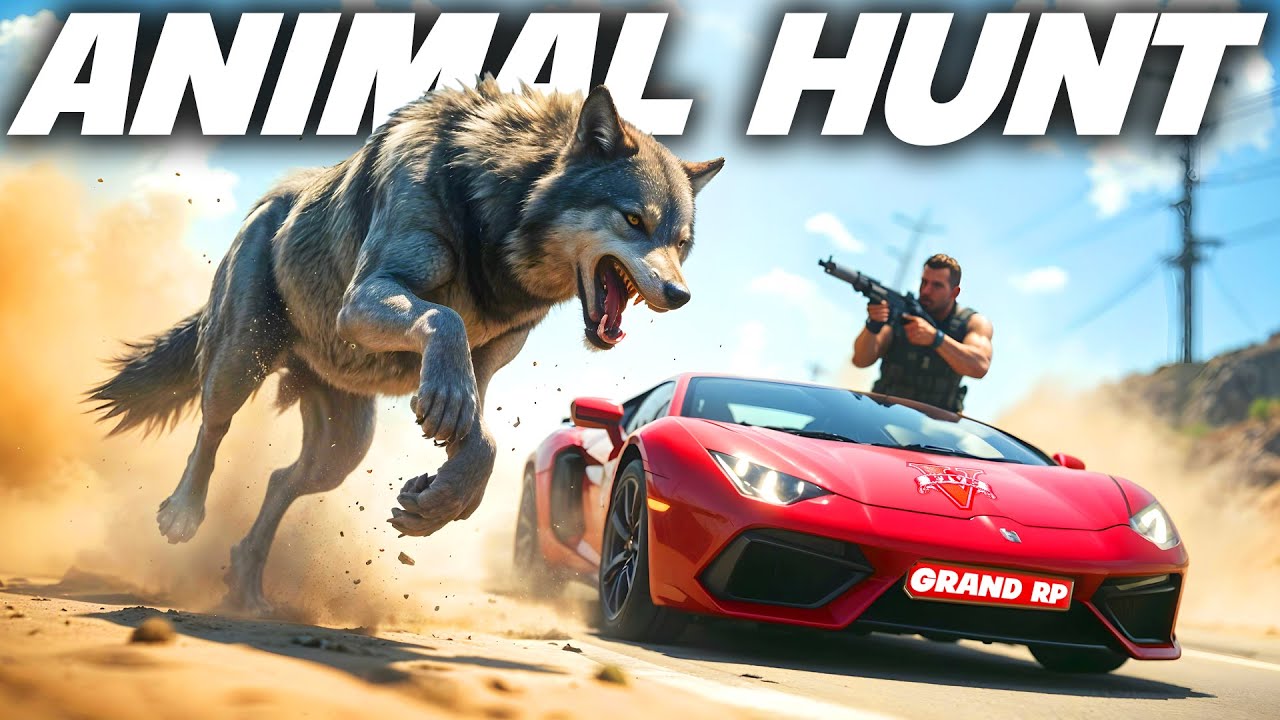 ANIMAL HUNT EVENT | GRAND RP Multiplayer | GTA-5 Role Play - YouTube