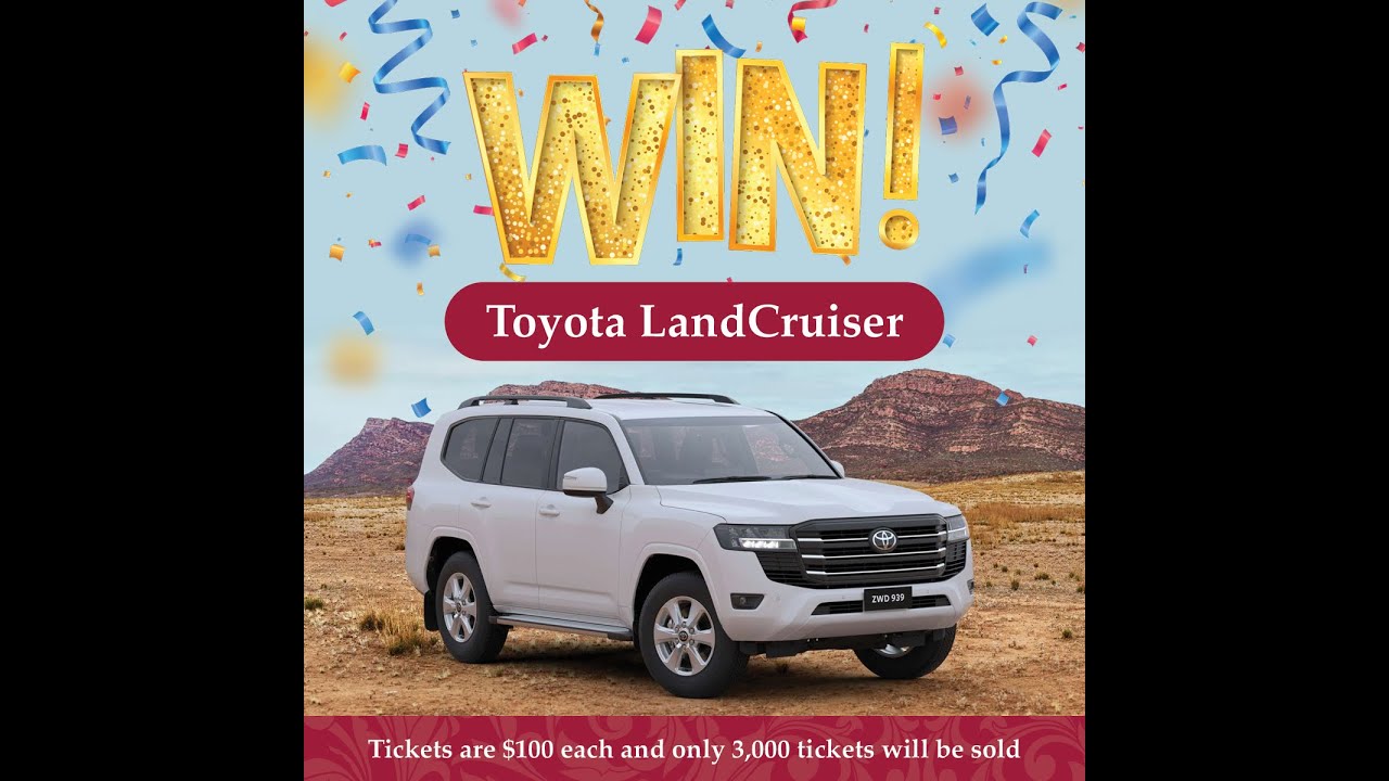 Raffle For A Cause LandCruiser Prize - YouTube