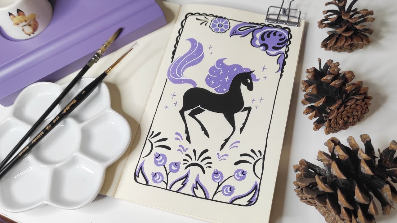 Inktober illustration - YouTube