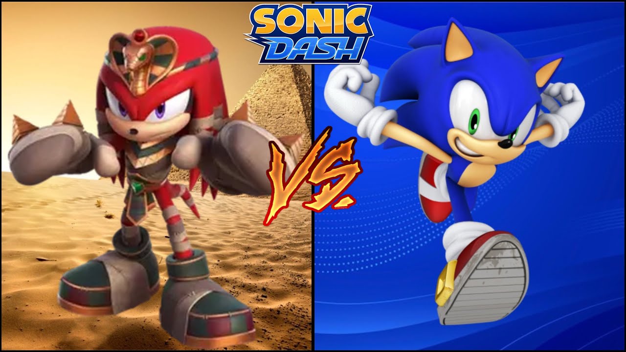 Sonic Dash season 2 Sonic vs Mummy Knuckles - YouTube