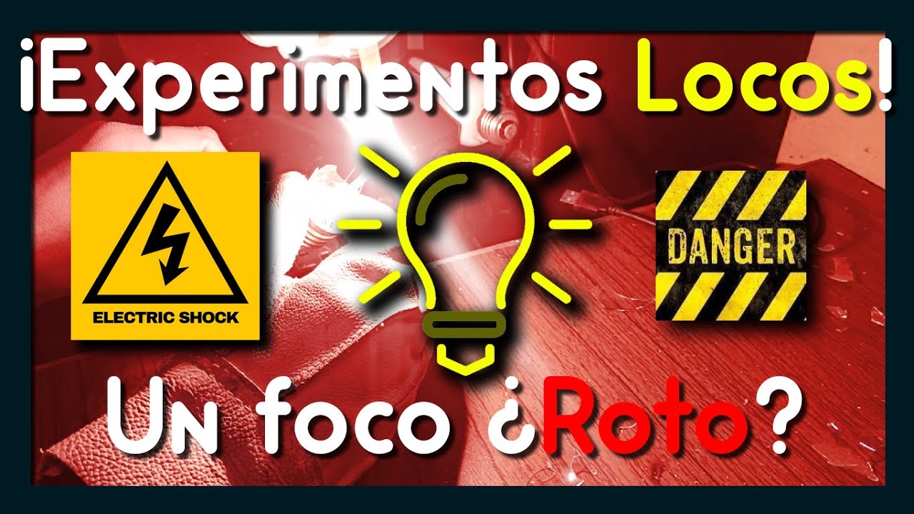 EXPERIMENTOS Locos!! Encendiendo un Foco sin Vidrio, Sellado al Vacio ...