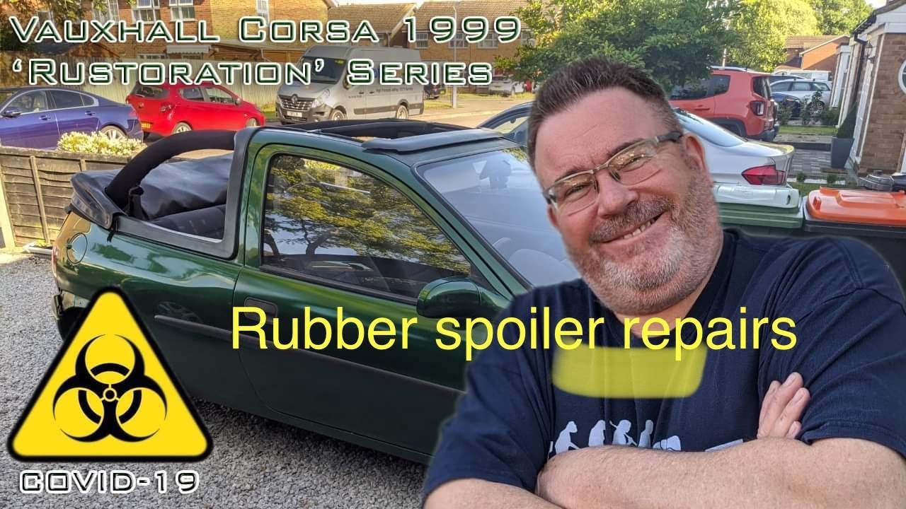 #14 Rubber rear Spoiler Repairs, Easy rubber repairs - YouTube
