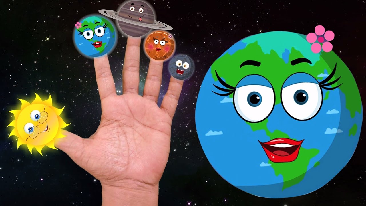 Planet Finger Familie | Kinderreime Sammlung | Planet Lied | Kids ...