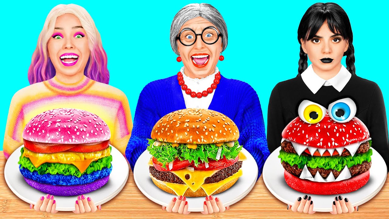 Reto De Cocina Wednesday vs Abuela | Gadgets y Trucos Secretos Fáciles ...