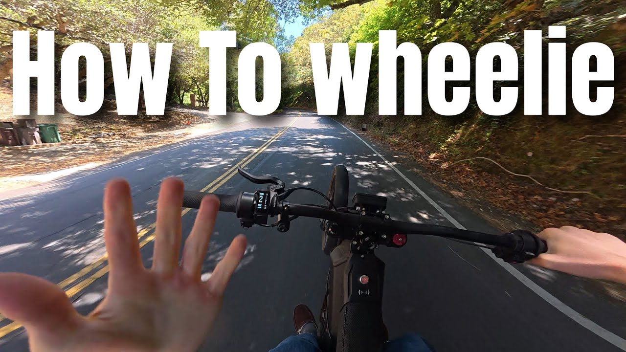 How to wheelie an ebike (pt1) - YouTube
