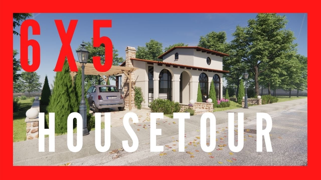 🔴6x5 HOUSE TOUR diseños de CASAS MODERNAS pequeñas MINIMALISTAS por ...