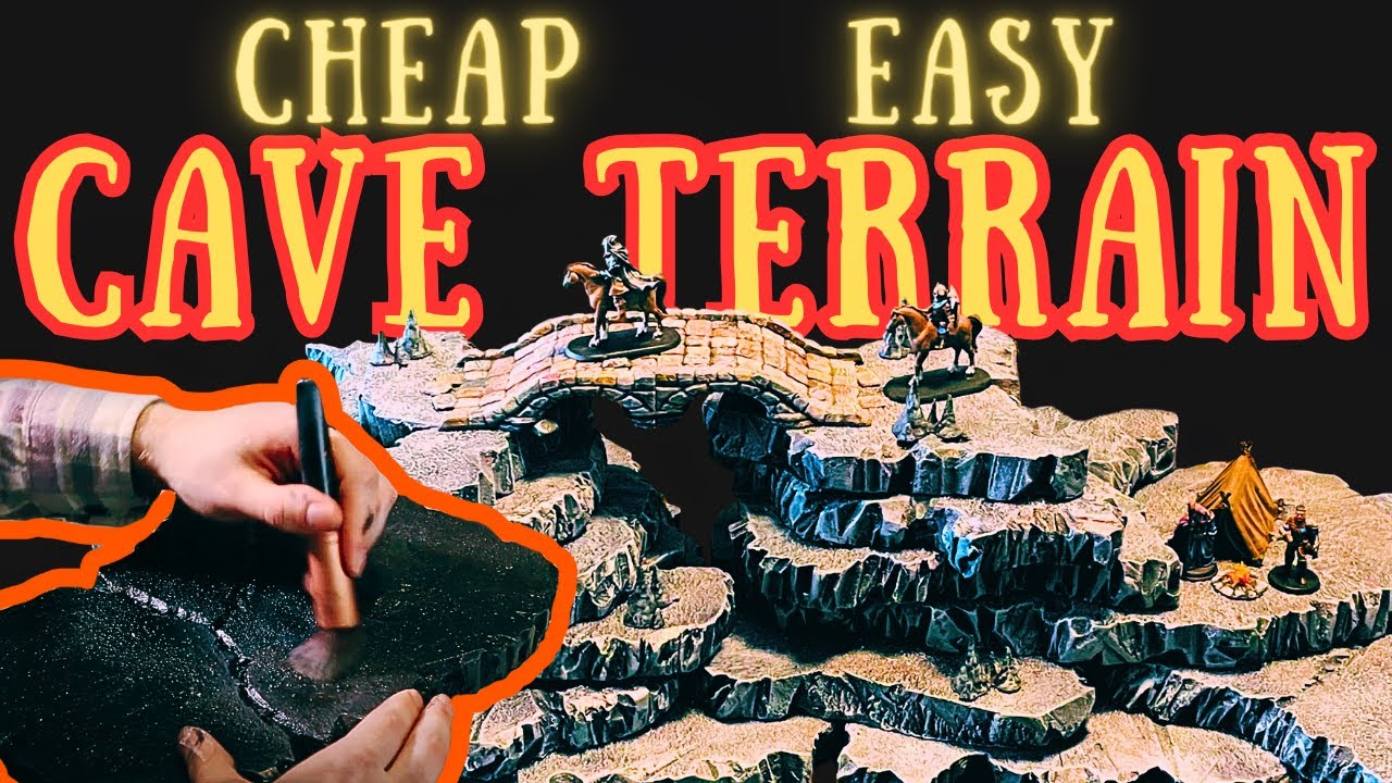 Caves! Easy and Versatile Cave Terrain for D&D - YouTube