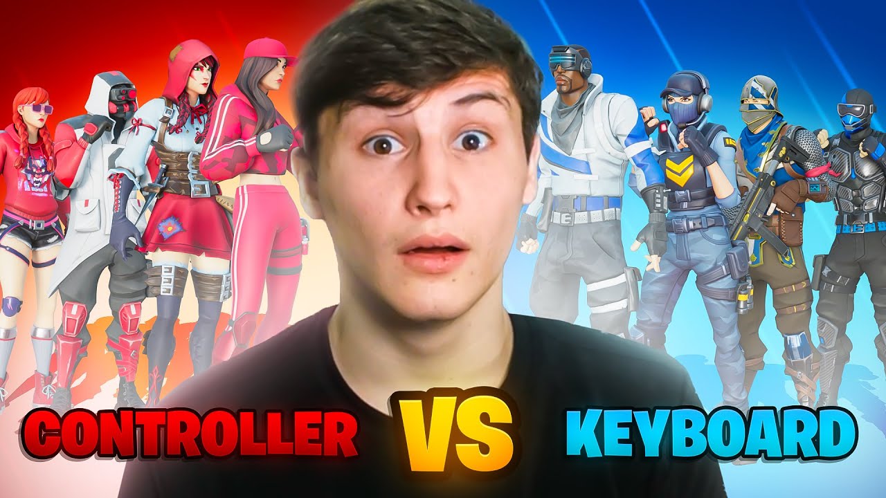 20 CONTROLLER vs 20 KEYBOARD Player... - YouTube