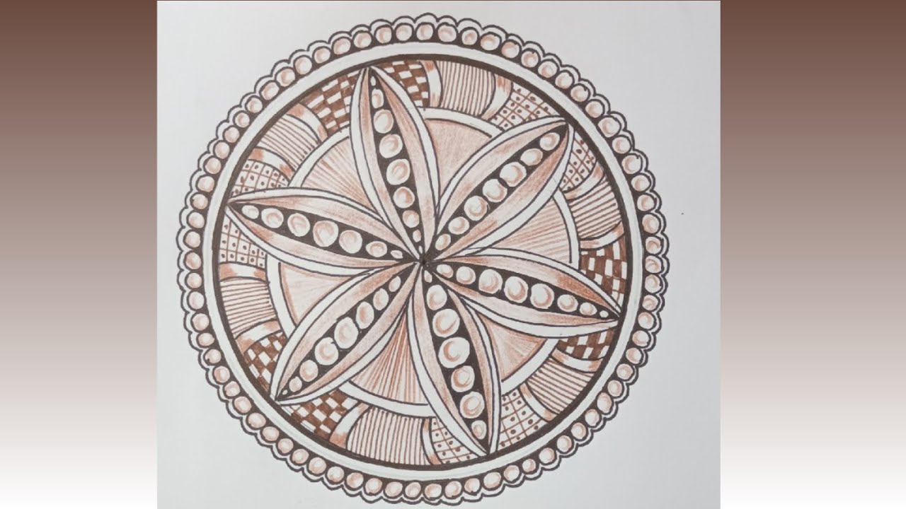 #zentangle //Learn Zentangle// Zen doodle// Zen Tangle // Pattern Art ...