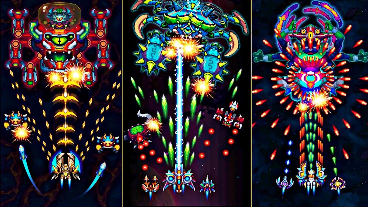 Galaxiga Only Boss Fight | Falcon Games | Brown2k2gaming - YouTube