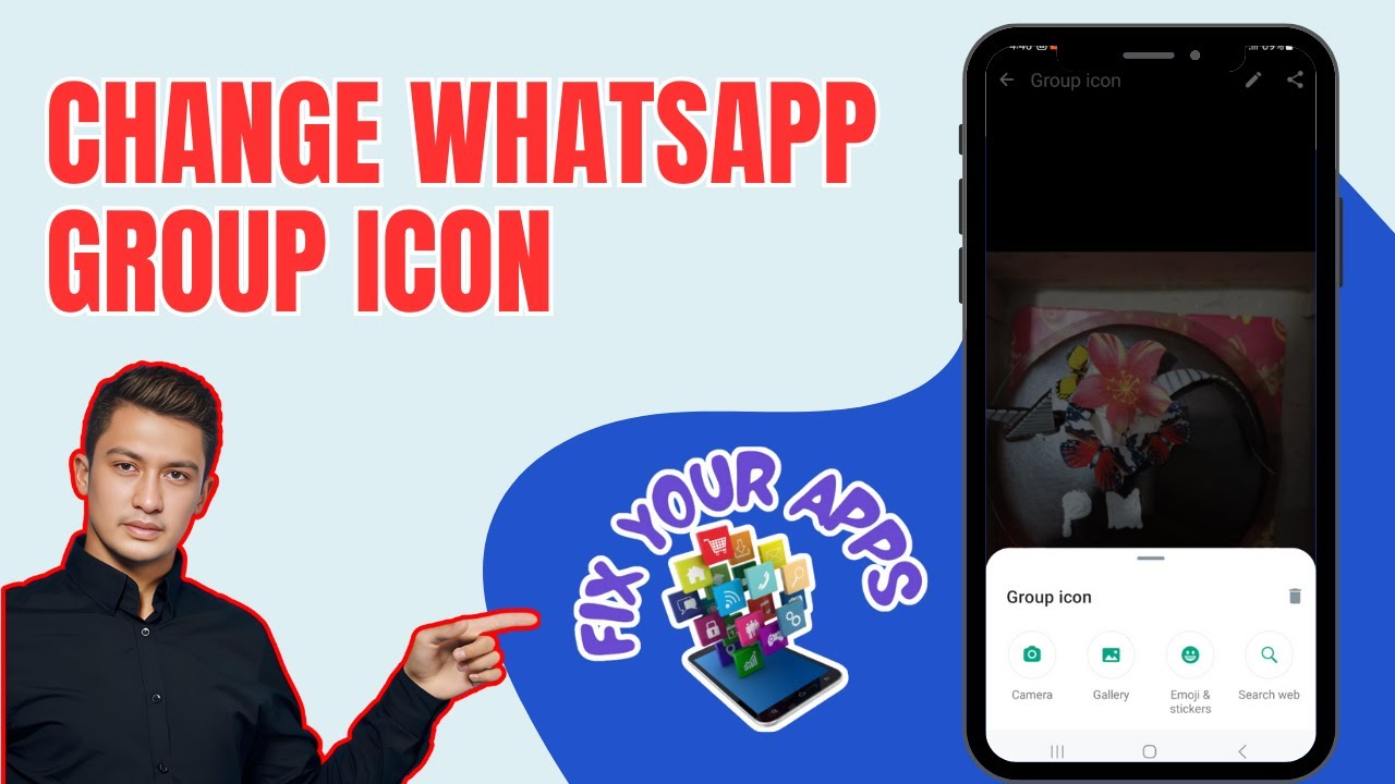 How to Change WhatsApp Group Icon in FEW Easy Steps - YouTube