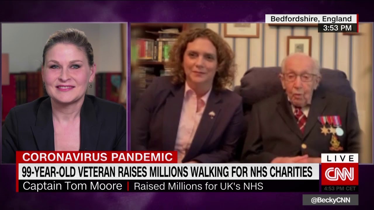 CNN Interview - Captain Tom Clip 1 - YouTube