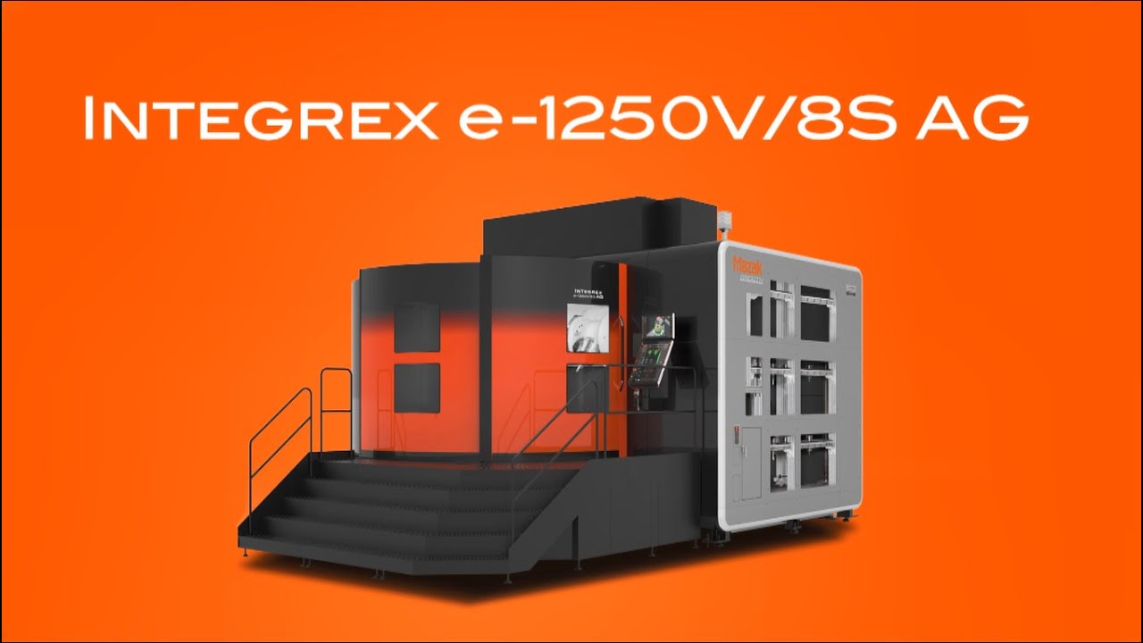 INTEGREX e-1250V/8S AG : Integration of multi-tasking with gear cutting and measurement - YouTube
