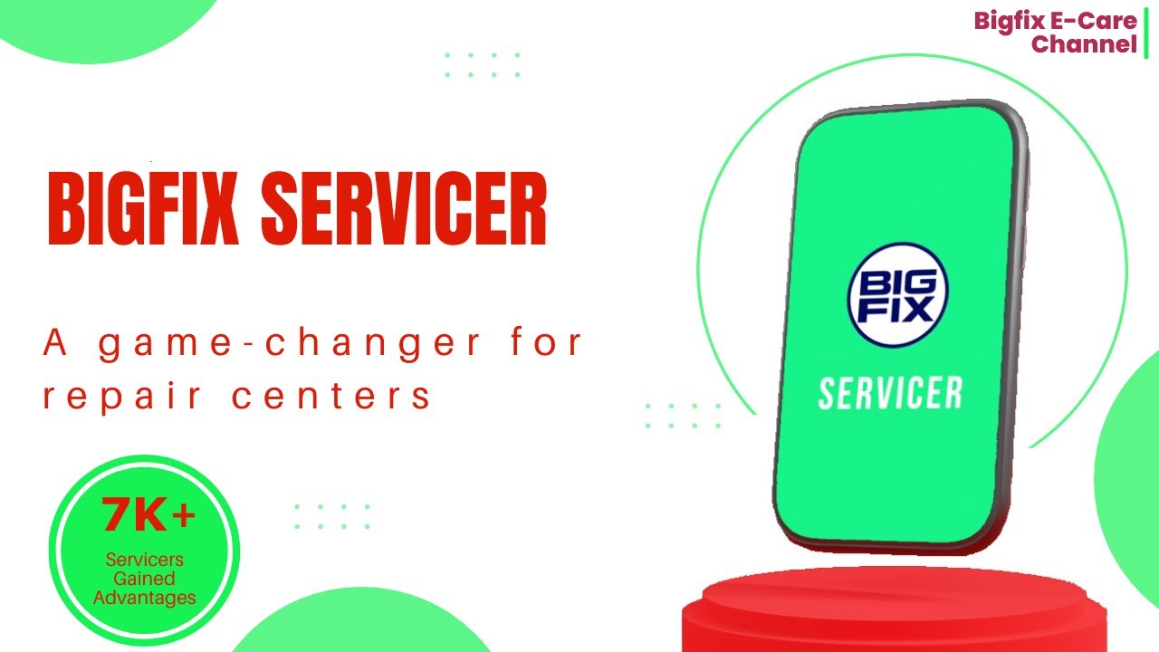 Bigfix Servicer App: A Complete Guide for Repair Shops - YouTube