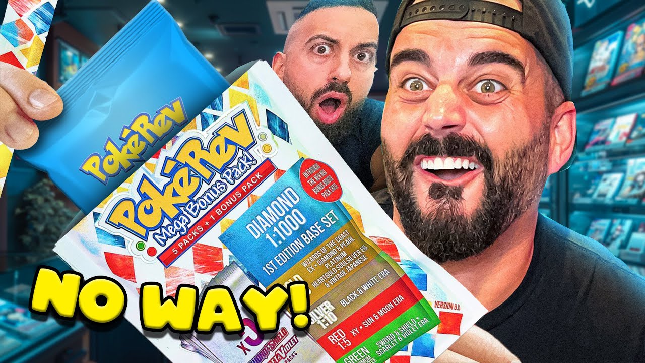 That did NOT just happen! Opening PokeRev Diamond Pokemon Mystery Packs ...
