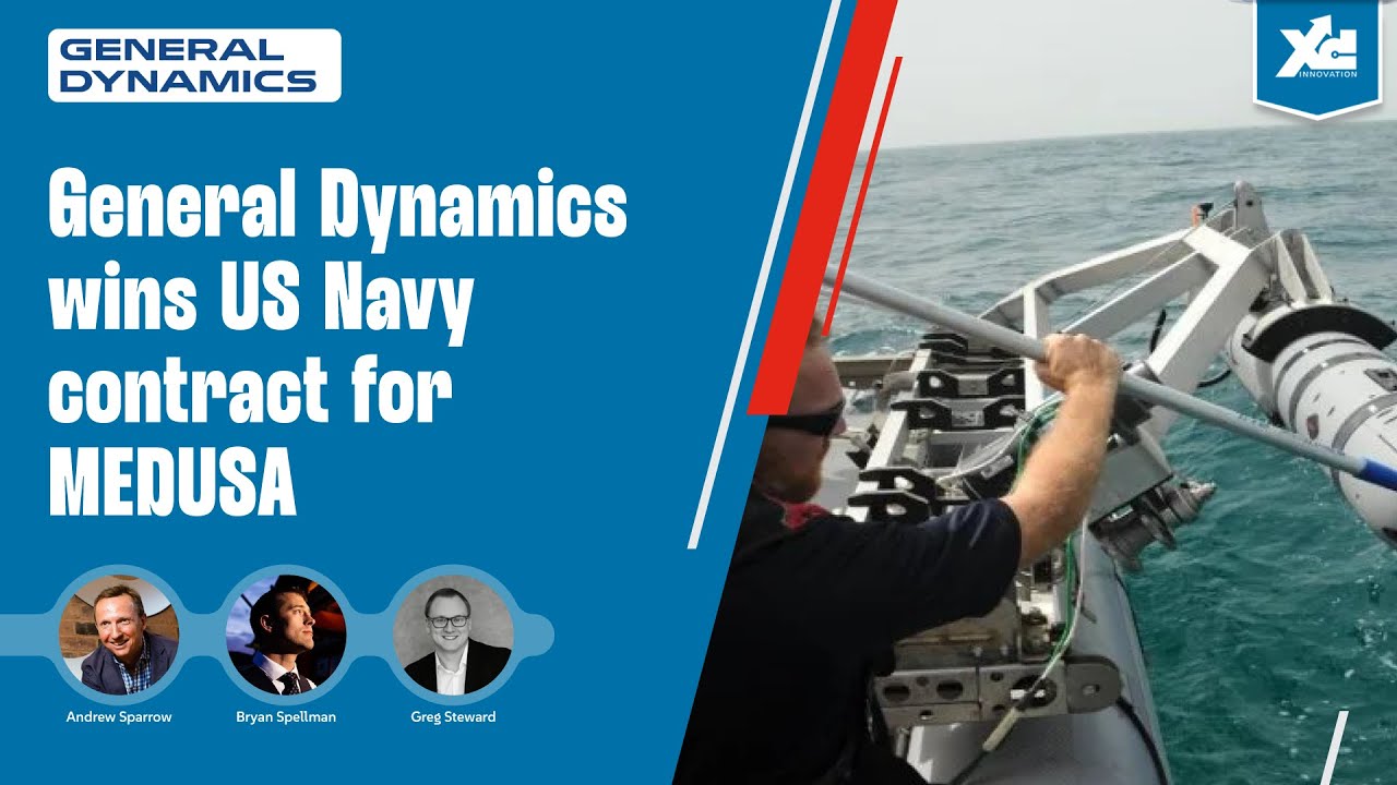 LGD: General Dynamics Wins US Navy Contract for MEDUSA - YouTube