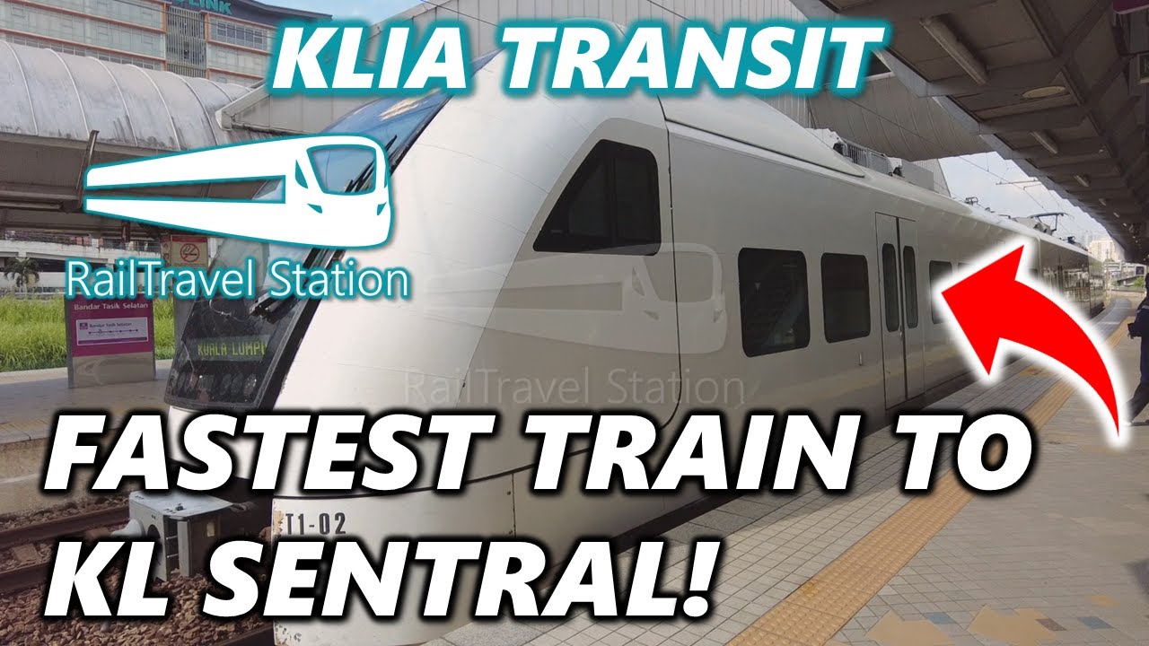 FASTEST TRAIN FROM TBS TO KL SENTRAL ONLY RM5.90! 🚆🇲🇾 KLIA Transit ...