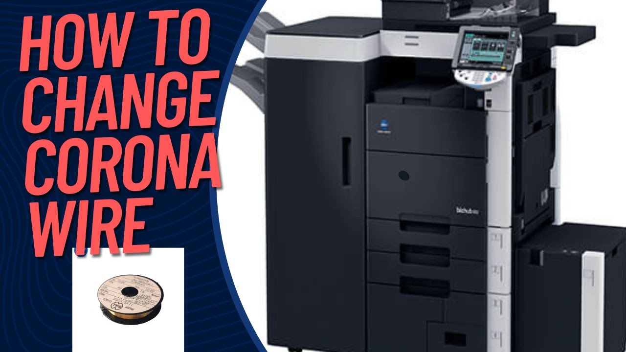 CORONA WIRE - How to Change it on a Printing Machine | #CORONAWIRE # ...