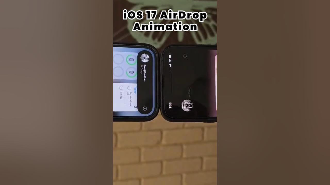 iOS 17 AirDrop Animation — Apple make things magical | #Shorts - YouTube