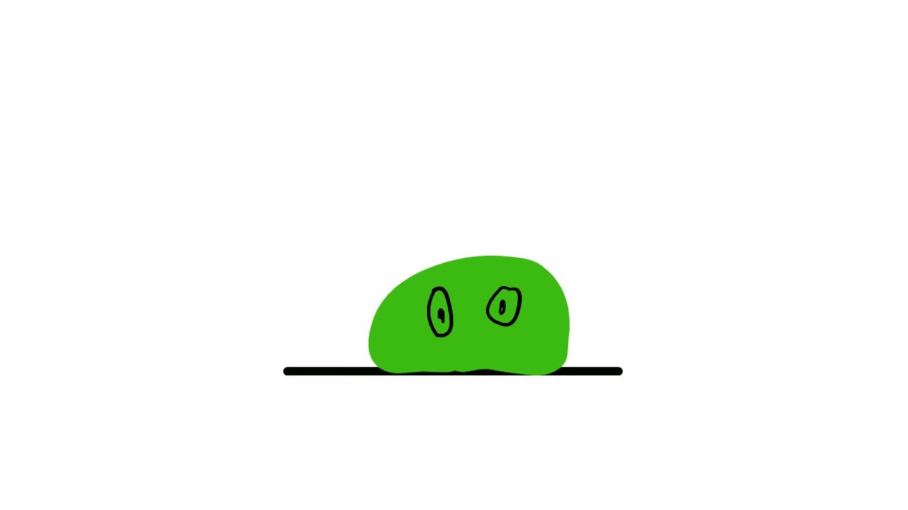 I animated a slime jumping. - YouTube