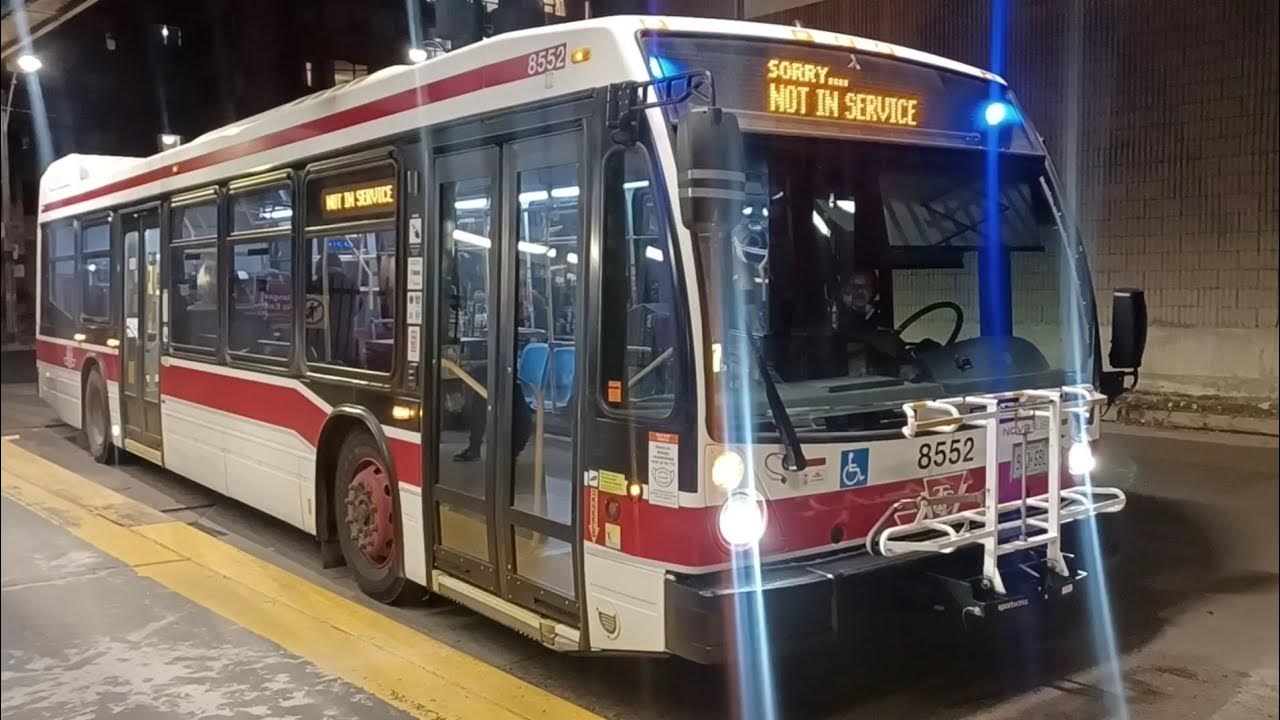 TTC Novabus LFS 8552 (Old Livery) at Pape Station - YouTube