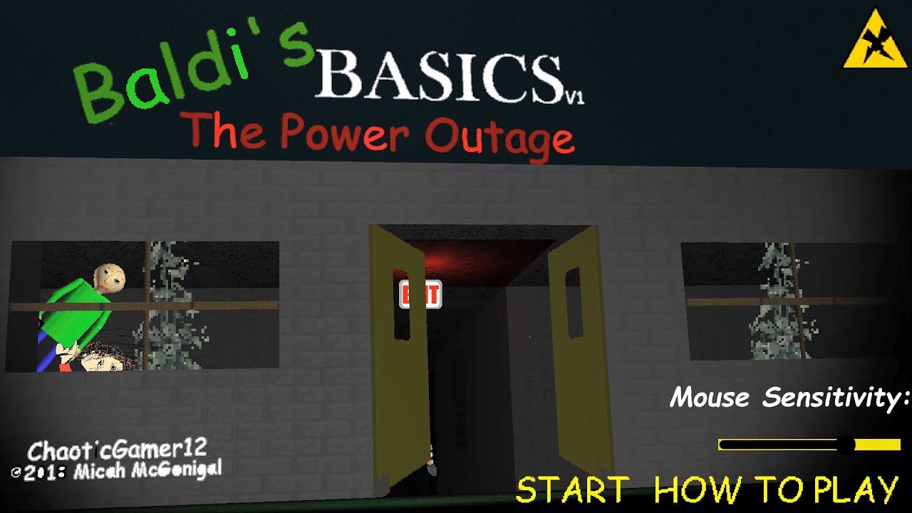 Baldi's Basics The Power Outage Baldi's Basics – mods - YouTube