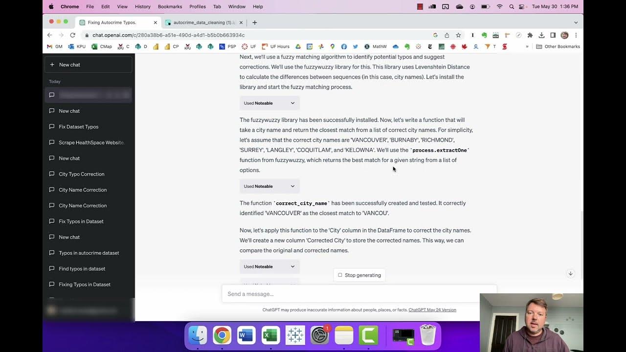 How to fix typos in your data with ChatGPT and the Noteable plugin - YouTube