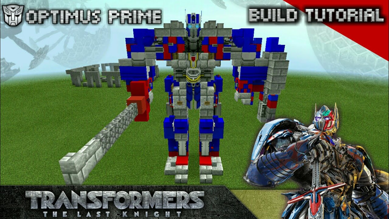 Minecraft | TLK57 Carlibur [The Last Knight Optimus prime] - build ...