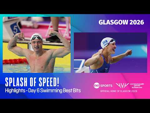 HOME GLORY 💙 | Swimming Best Bits Glasgow 2026 Commonwealth Games