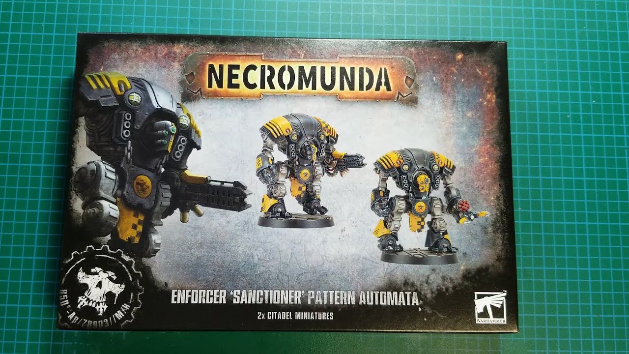 Necromunda - Enforcer "Sanctioner" Pattern Automata Unboxing & Review ...