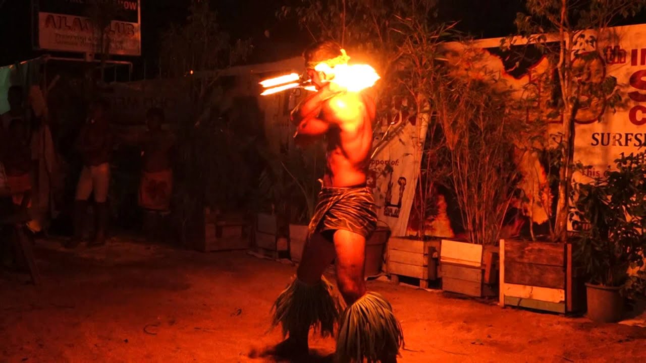 Samoa fire dance Siva Afi in Apia Samoa 3 - YouTube