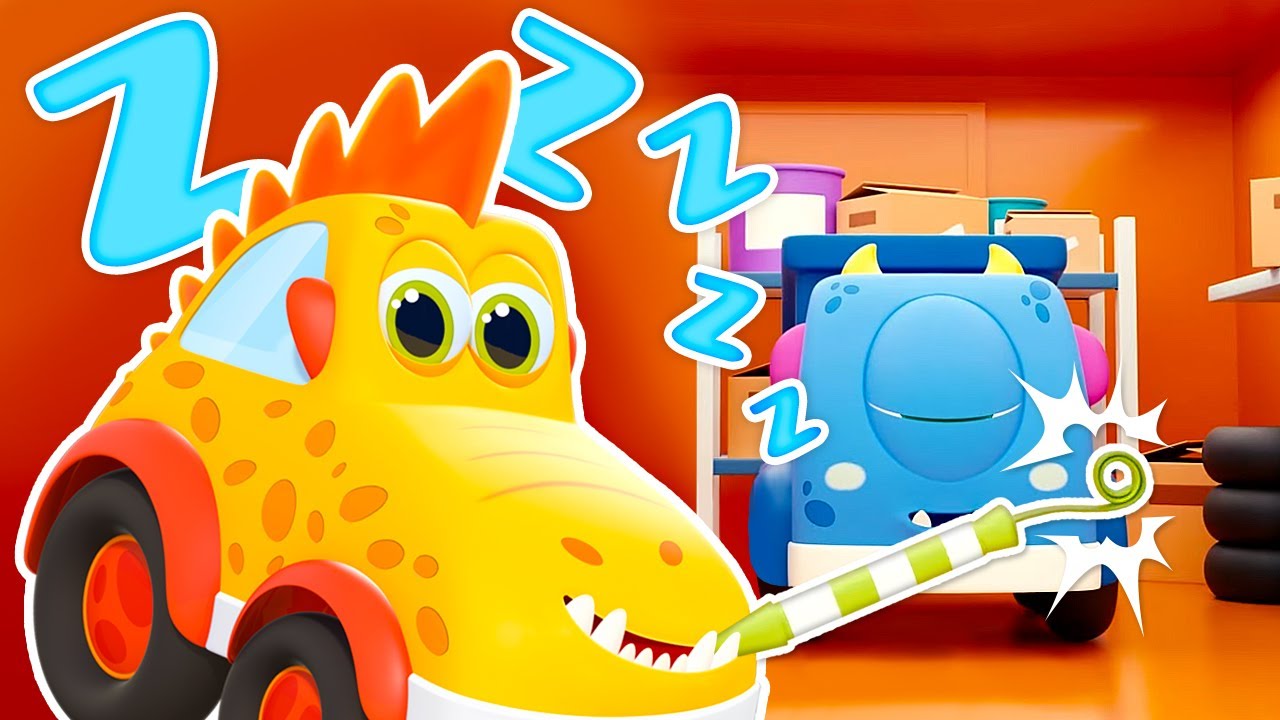 Wake Up, Monster Cars! The Morning song for kids & more nursery rhymes ...