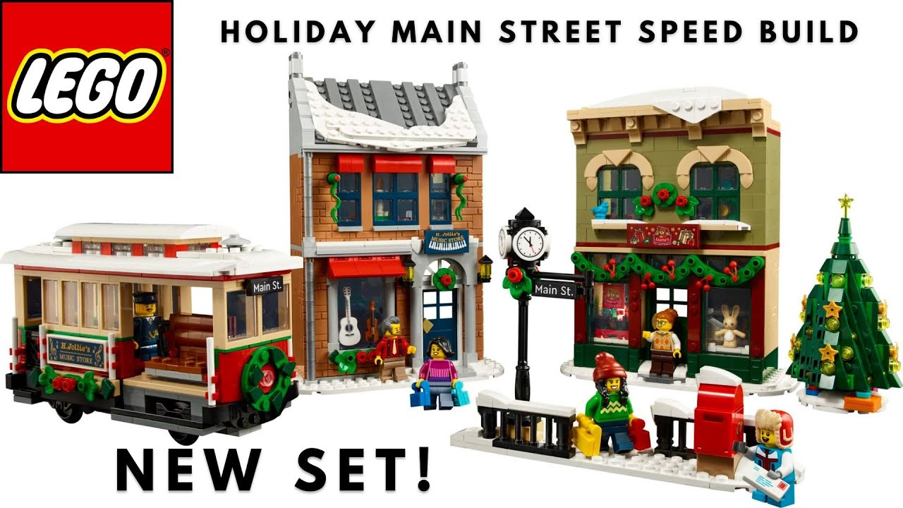 Lego 10308 Holiday Main Street - Speed Build - YouTube
