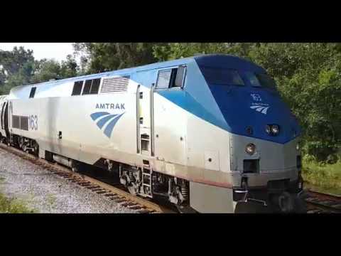 Amtrak 90 Silver Service/Palmetto (AMTK 163) Northbound, North ...