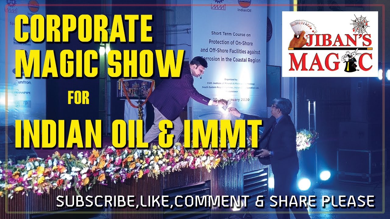 CORPORATE MAGIC SHOW FOR INDIAN OIL & IMMT - YouTube