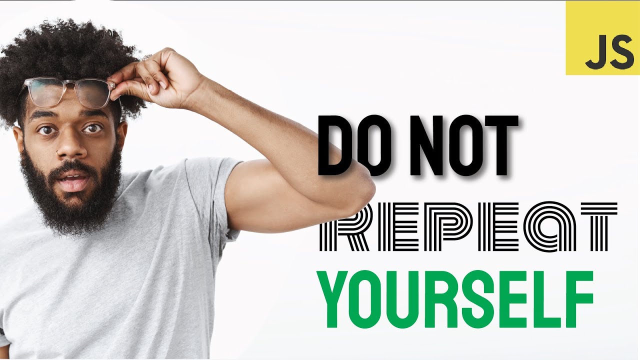 Javascript 110.B : Do not repeat yourself - YouTube