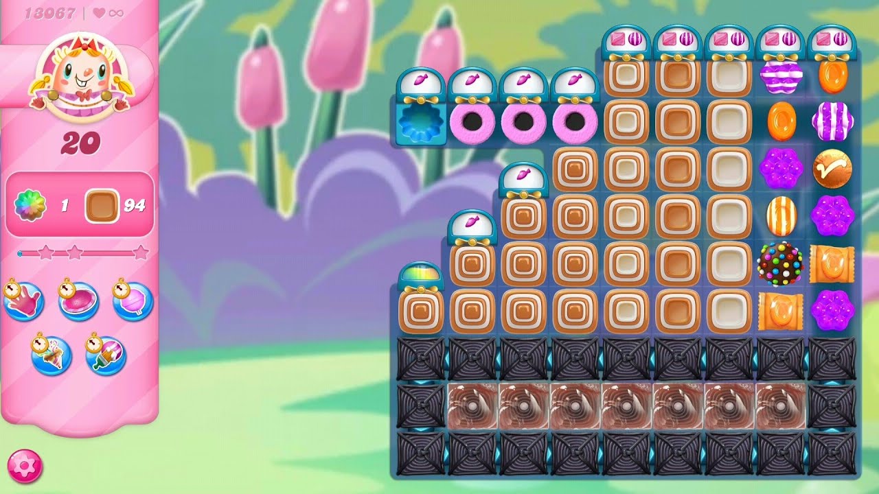 candy crush saga level 13067 | coconut wheel combo blast - YouTube
