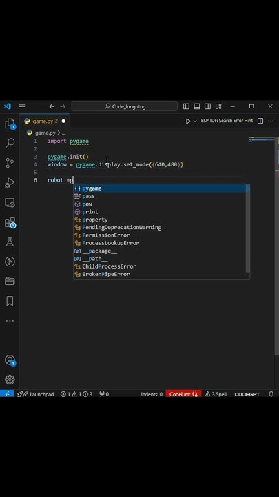 Tạo Con Game Mini Với Python Coding Python Xuhuong Daily Coding Coding Life Youtube