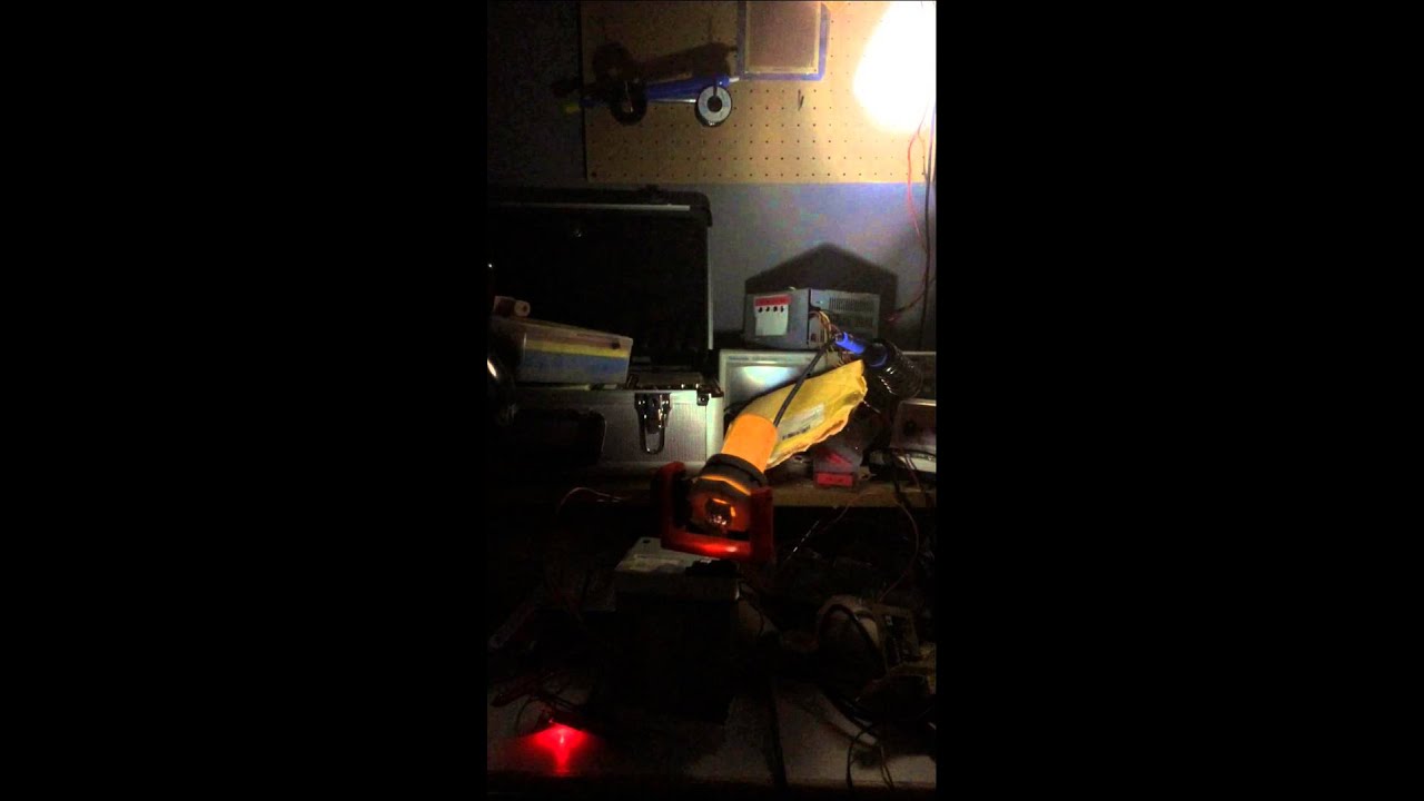 DIY moving head light. DMX + Arduino - YouTube